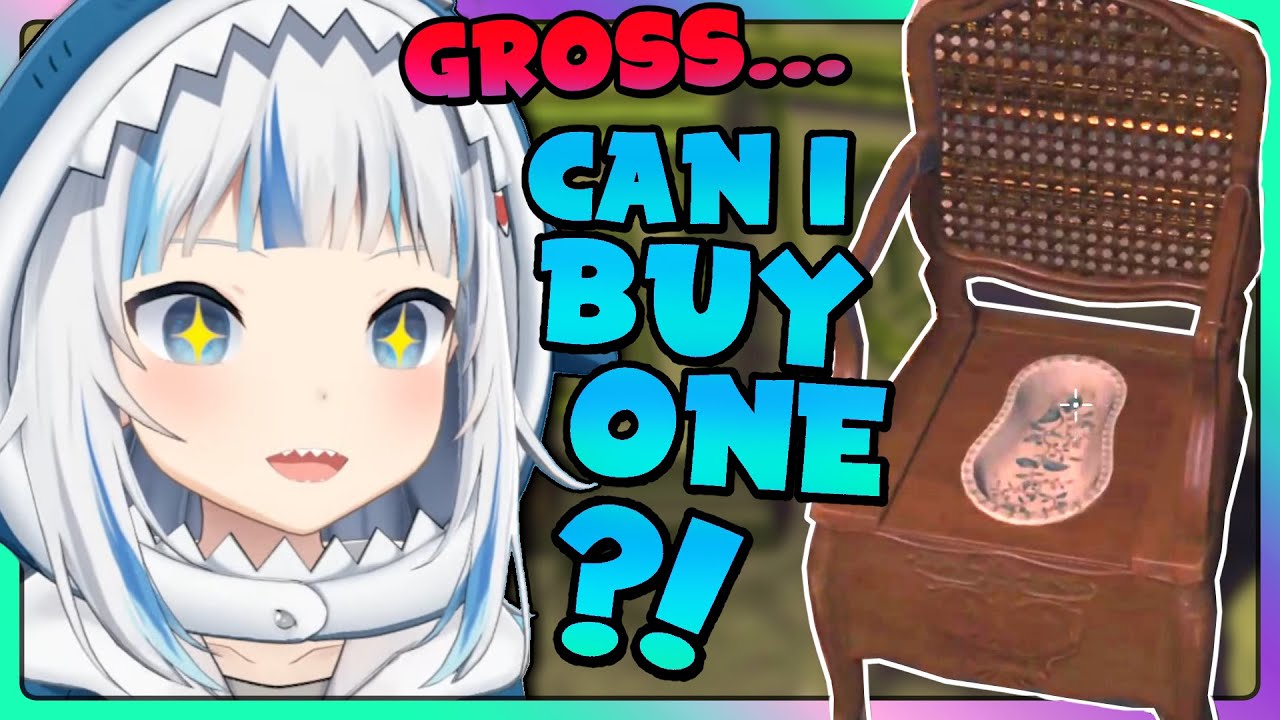 Gura found herself a perfect streaming chair - YouTube