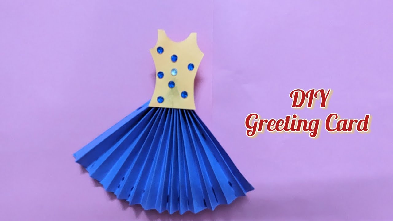 Homemade Greeting card design/DIY card/How to make birthday card ...