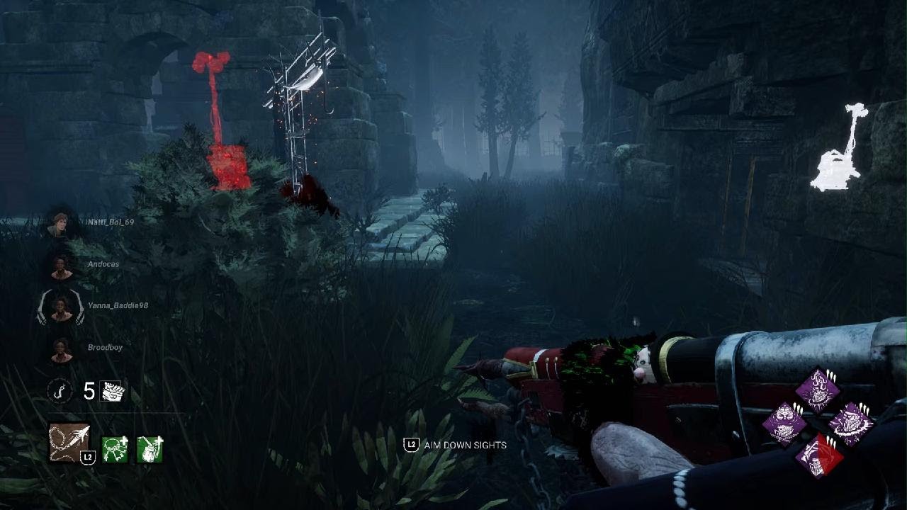 Dead by Daylight Deathslinger with his Christmas Gun - YouTube