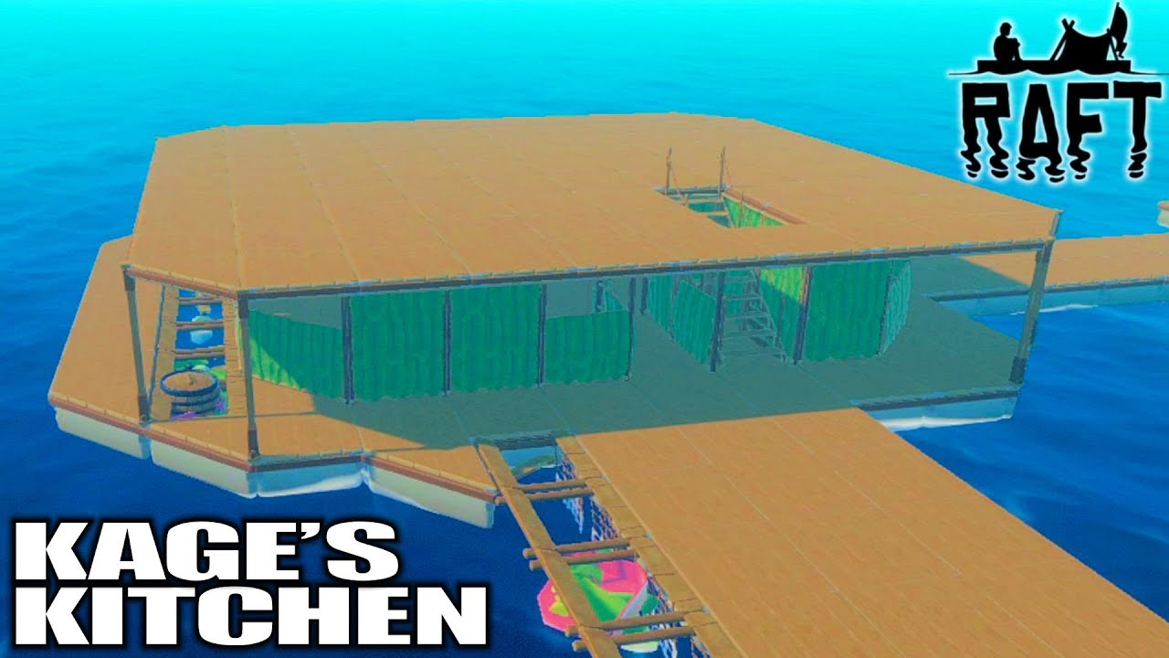 So Much Loot, Kitchen Built Easy | Raft Gameplay | Part 11 - YouTube