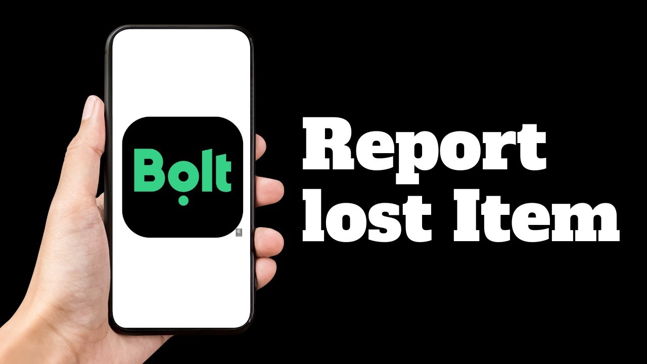 How to Report a Lost Item on Bolt - YouTube