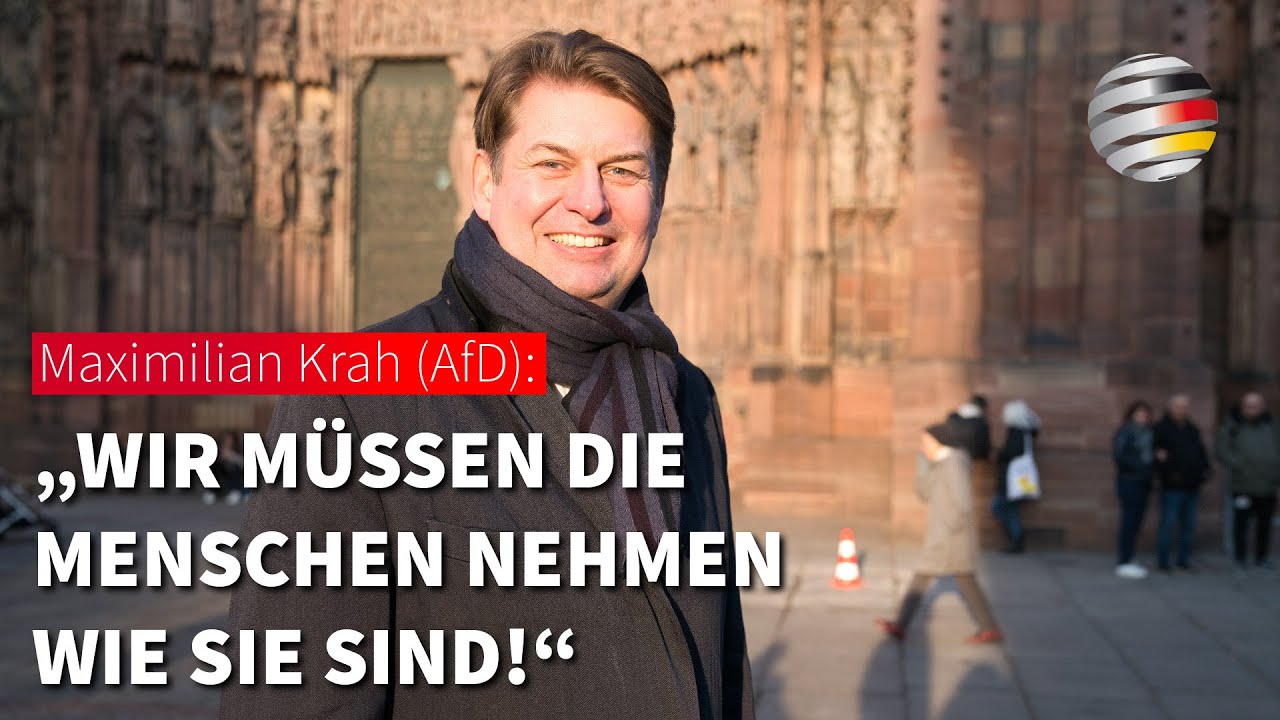 Maximilian Krah (AfD): „Wir müssen die Menschen nehmen wie sie sind ...