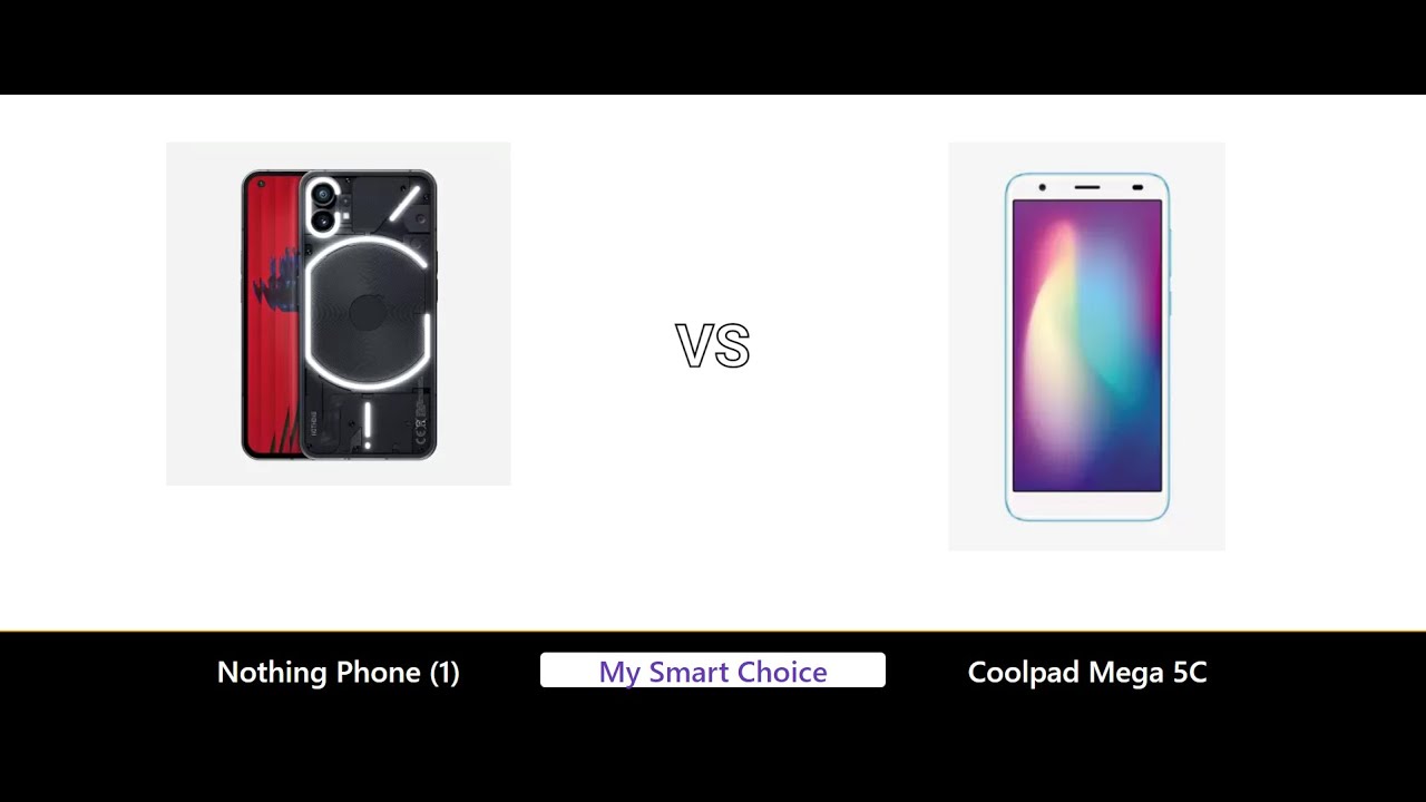 A Detailed Comparison of Nothing Phone (1) VS Coolpad Mega 5C | My Smart Choice - YouTube