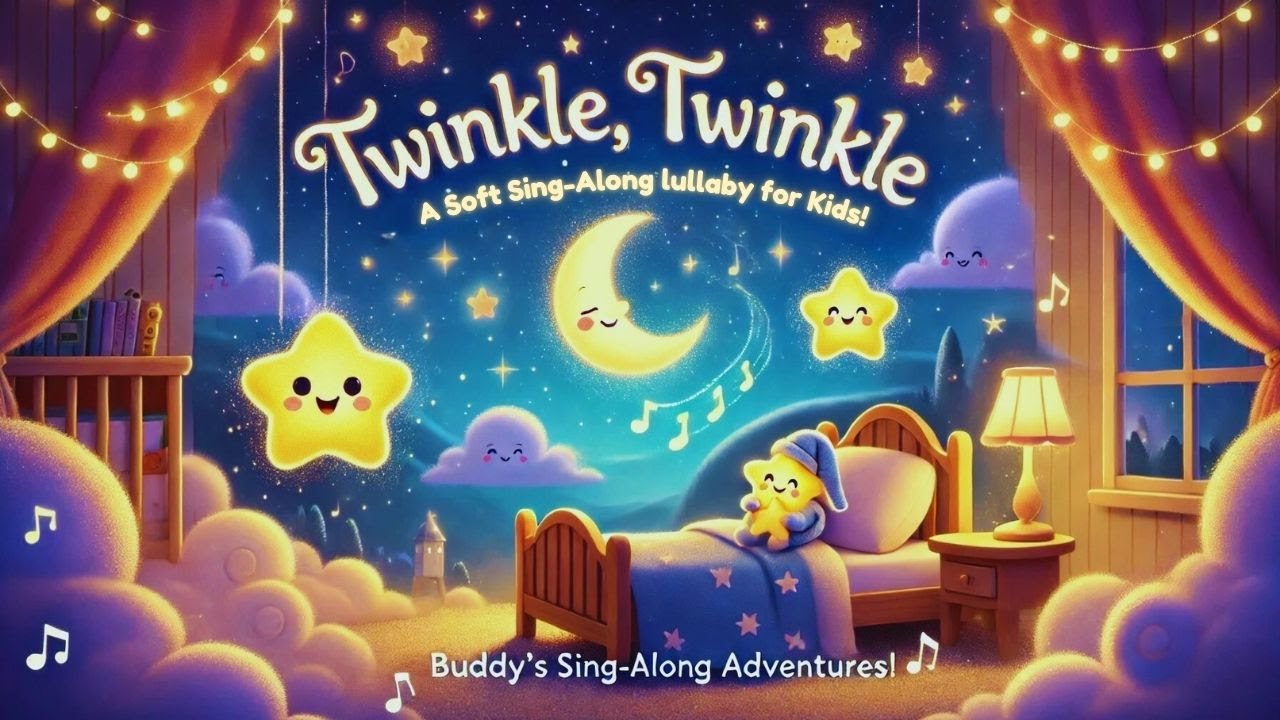 Twinkle, Twinkle | Bedtime Magic 🌙 | Soothing Lullaby| BSAKids | Buddy ...