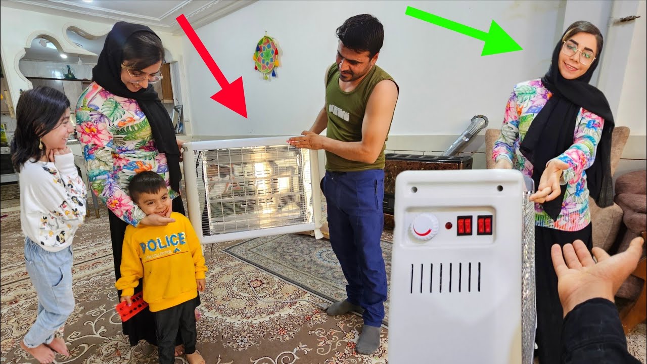 Tough in the cold: Engineer family builds house walls - YouTube