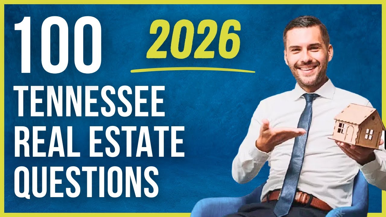 Tennessee Real Estate Exam 2026 (100 Questions with Explained Answers ...