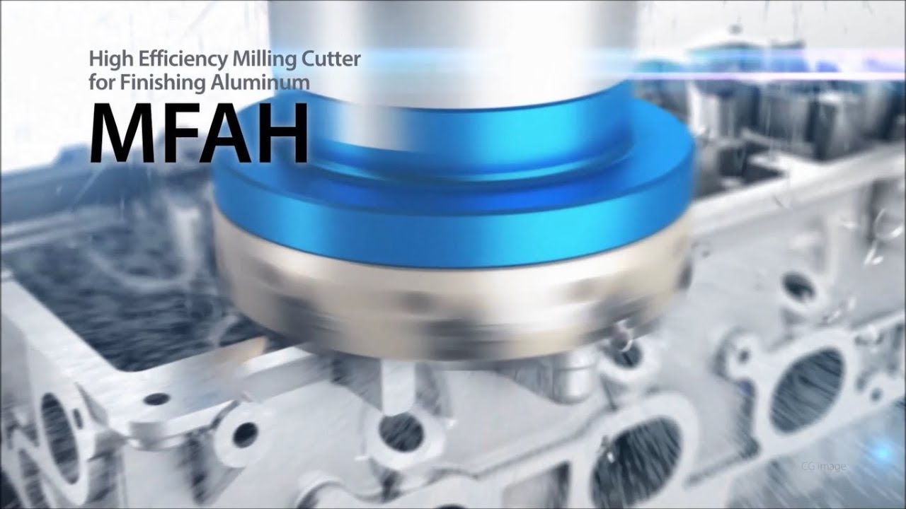 High Efficiency Finishing Cutter for Aluminum MFAH - YouTube
