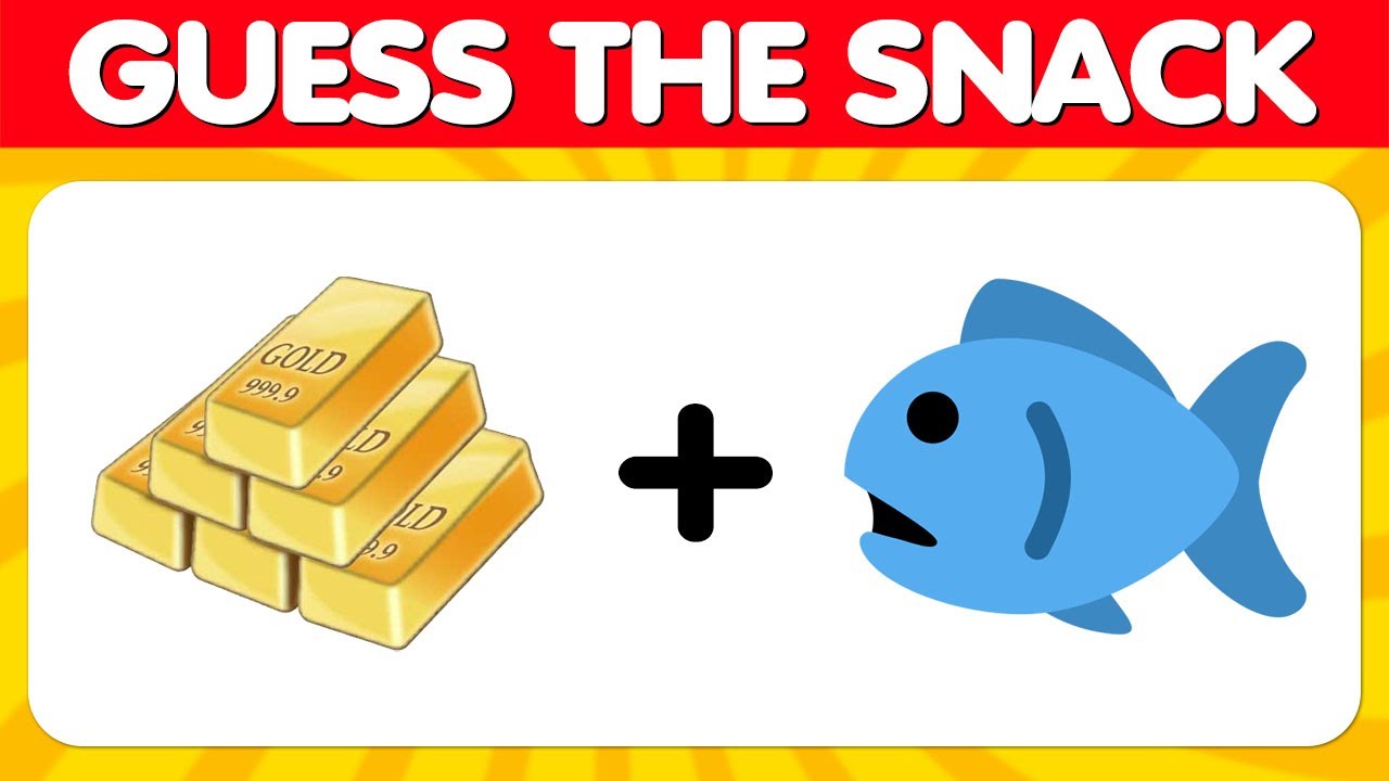 Can You Guess The Snack by Emoji? | Emoji Quiz - YouTube