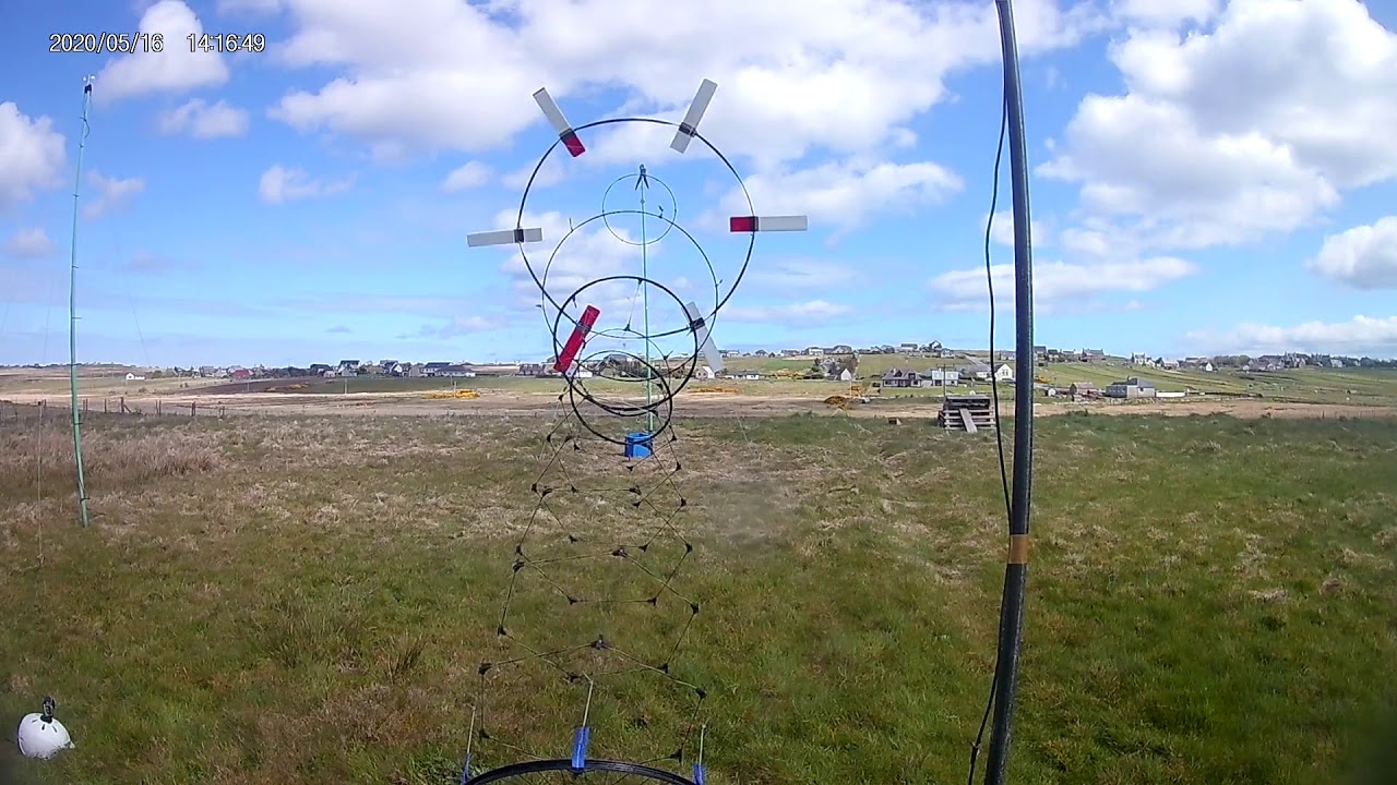 Power testing a kite turbine rotor against a mast - YouTube