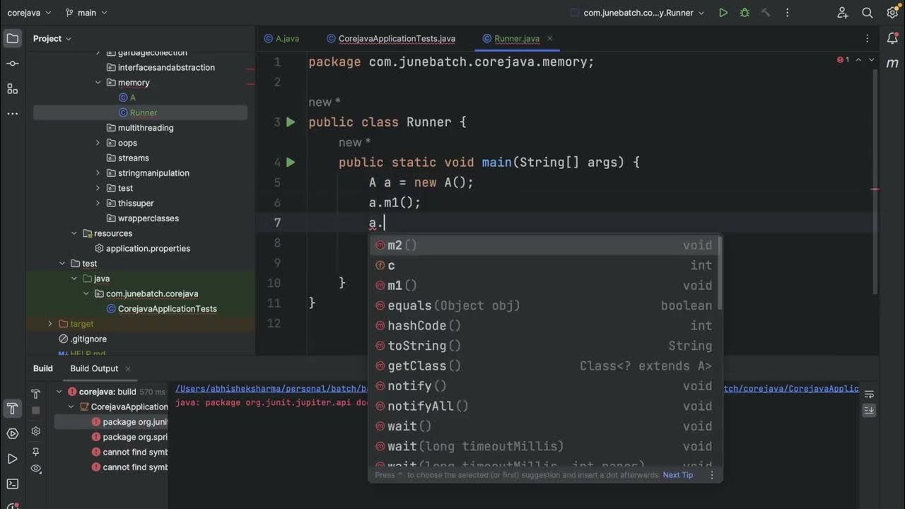 Java Memory Walkthrough using IntelliJ Debugger - YouTube