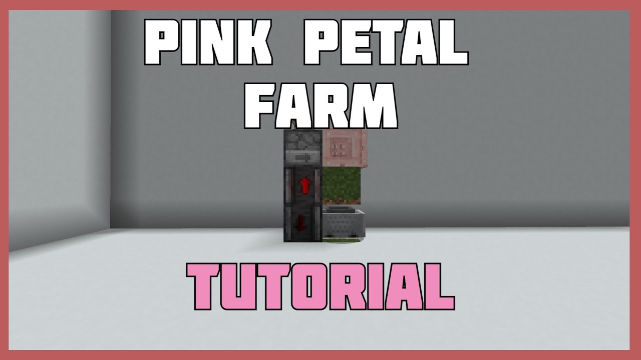 Minecraft 1.20 Simple Pink Petal Farm Tutorial! - YouTube