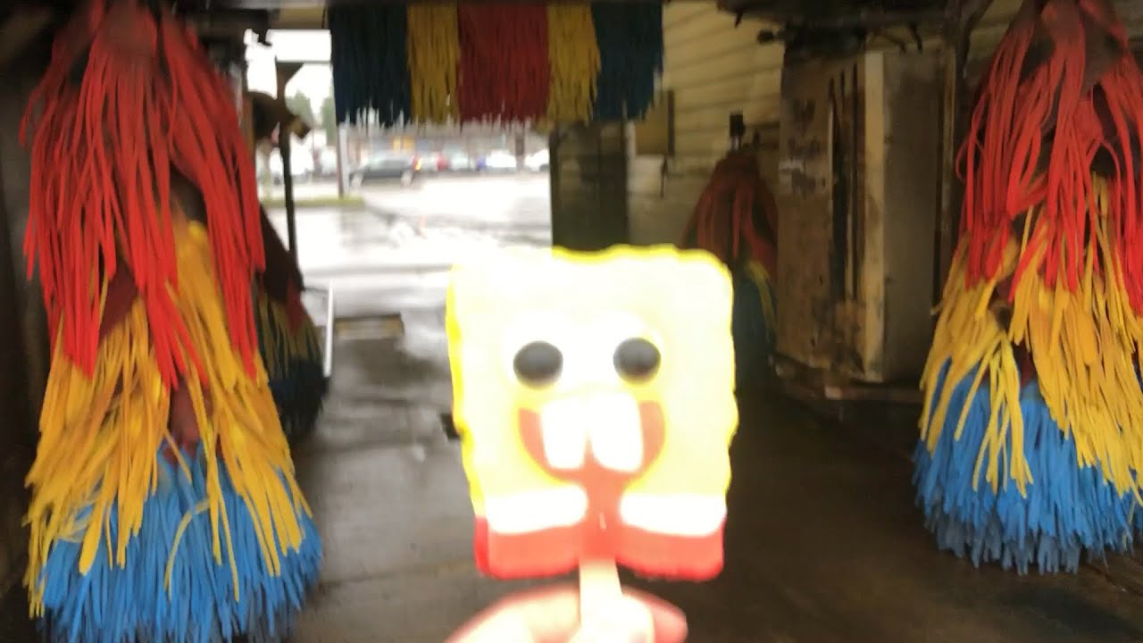 Trying to find the perfect Spongebob popsicle at the gas station - YouTube