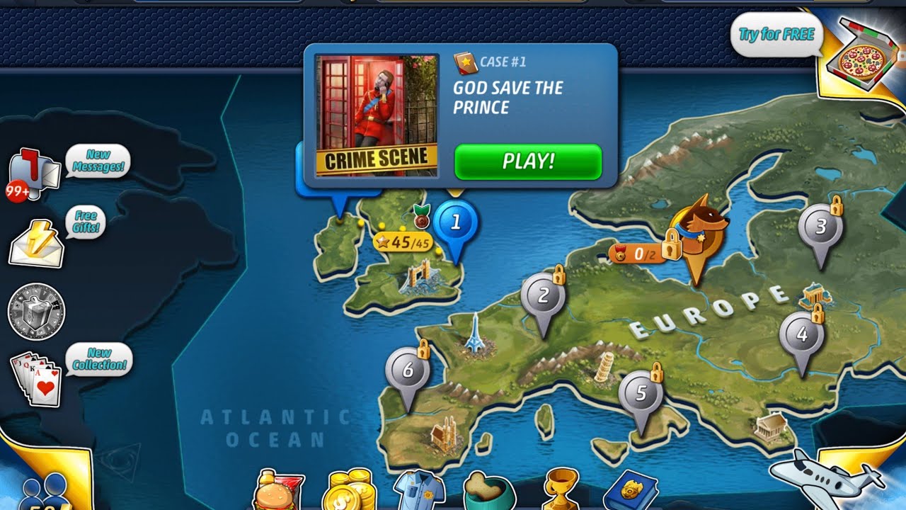 Criminal Case World Edition - Case 1 - God Save The Prince - YouTube
