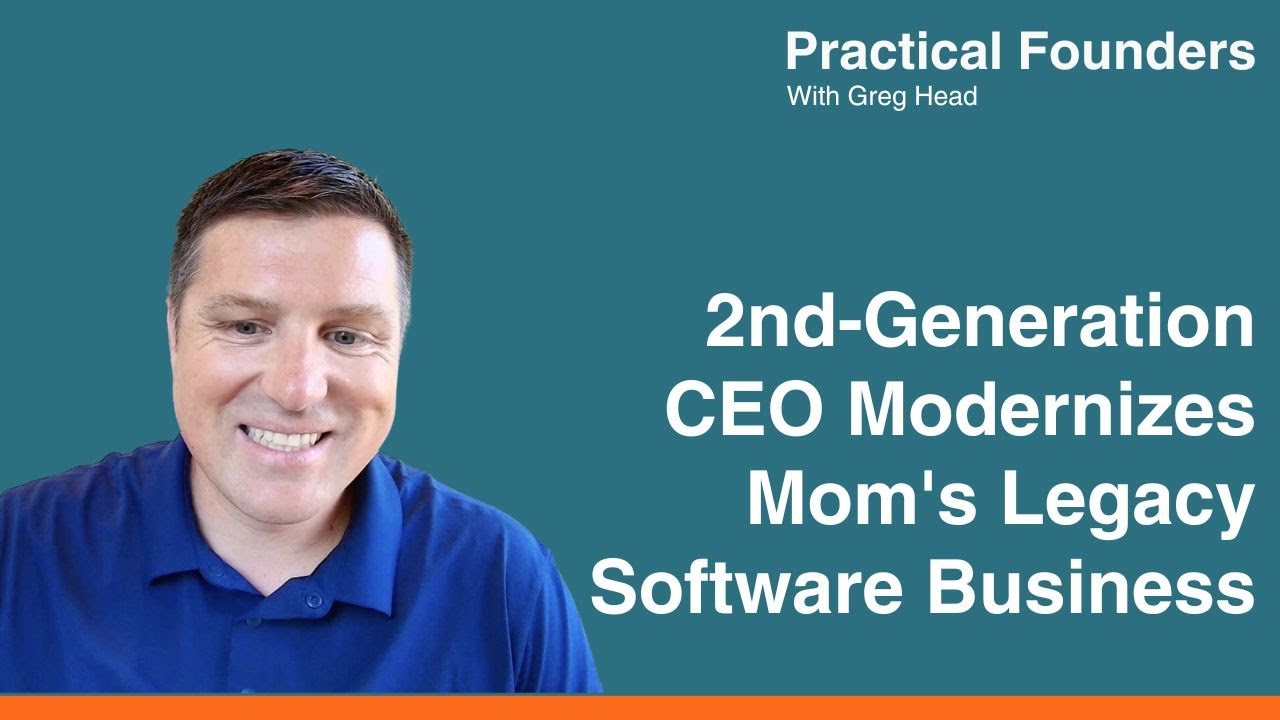 2nd-Generation CEO Modernizes Mom's Legacy Software Business - YouTube
