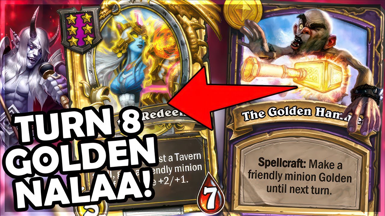 EARLY Golden Nalaa the Redeemer! | Hearthstone Battlegrounds - YouTube
