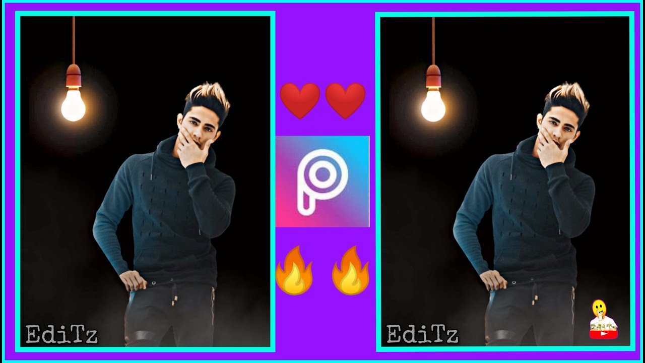 PicsArt Light Bulb Effect || New Concept X || PicsArt Editing || EdiTz ...