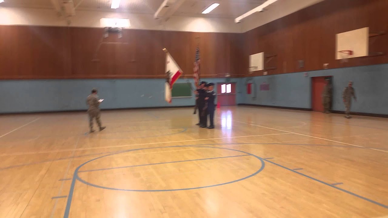CA-863 AFJROTC First Year Color Guard Team - YouTube