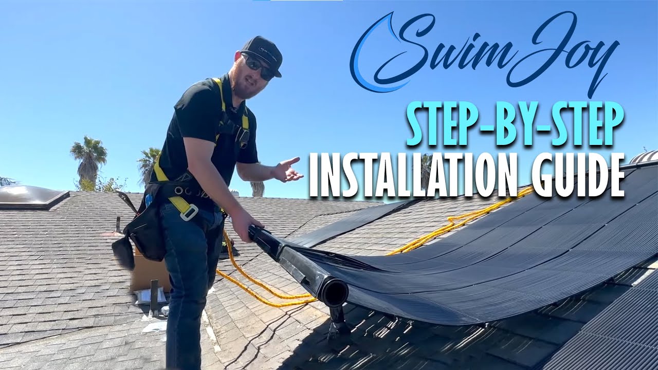 How To Install SwimJoy Solar Pool Heaters (See Description For Revised ...