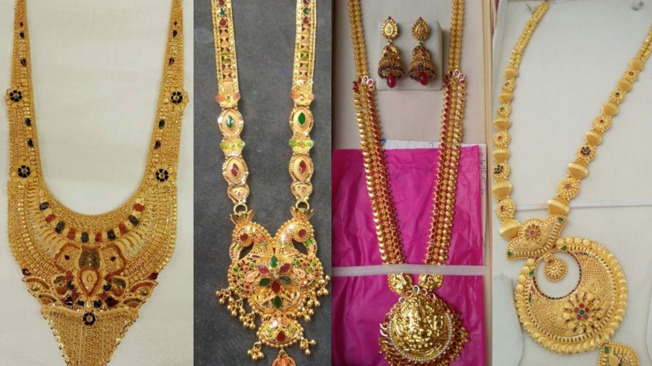 Gold haram collections with weight and price |#goldharam - YouTube