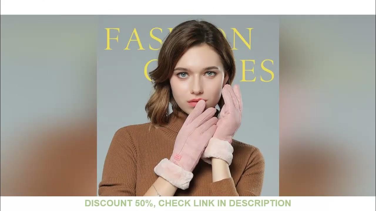 New Fashion Gloves Autumn Winter Cute Furry Warm Mitts Full Finger Mittens Women Outdoor Sport ...