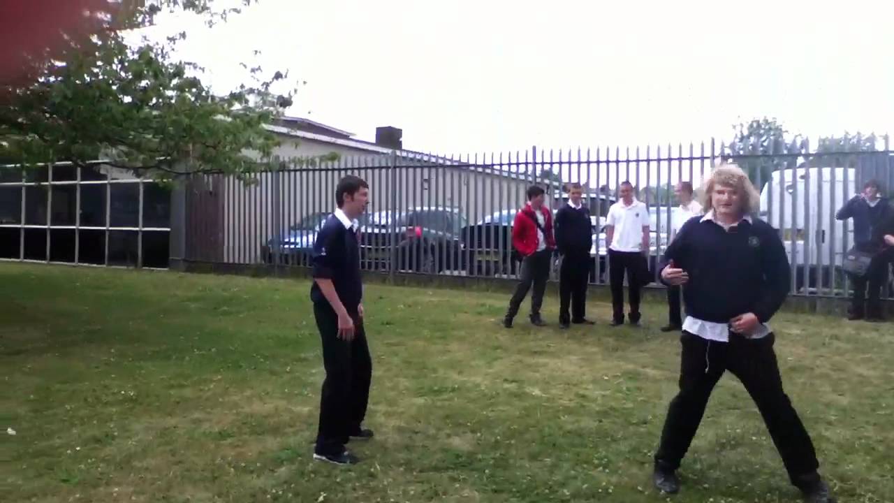 Dropkick in school! - YouTube