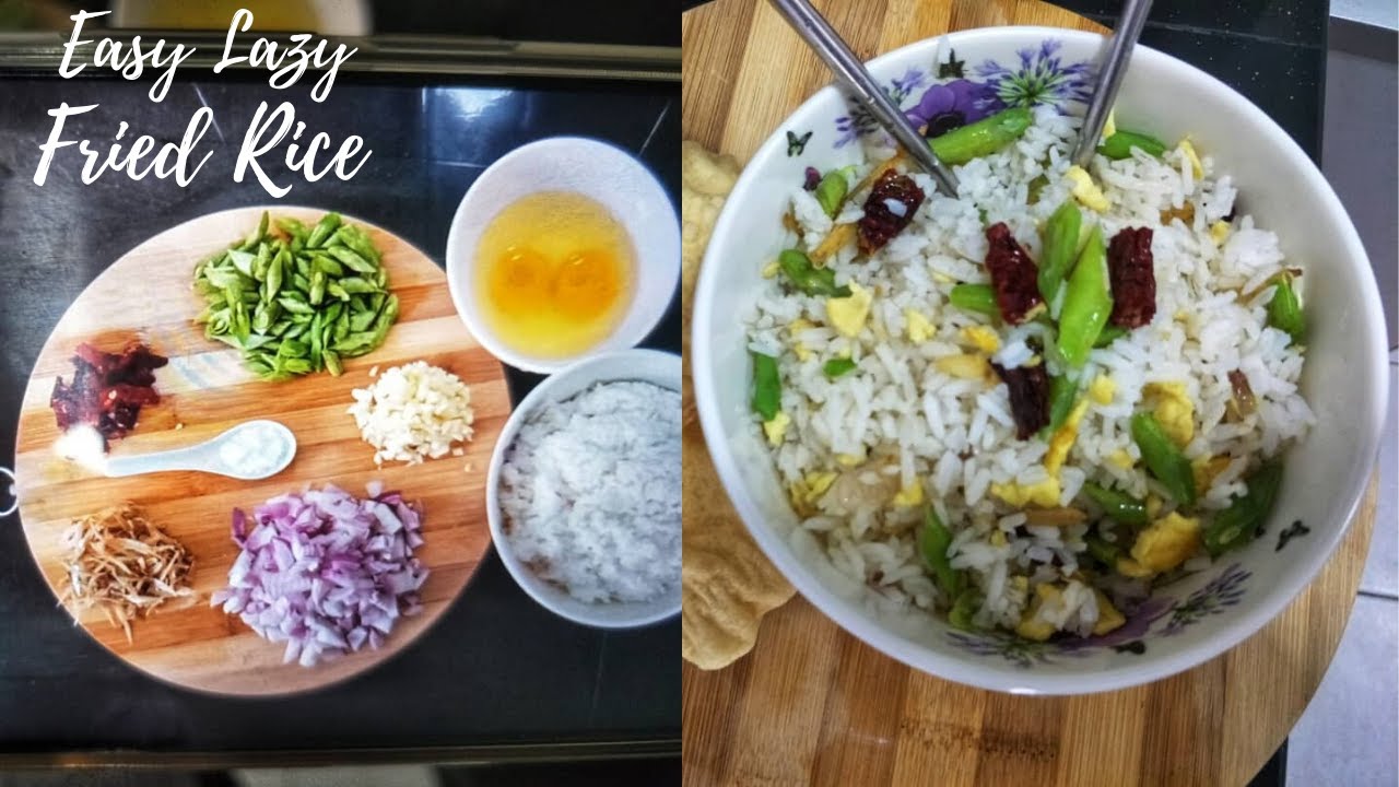 Easy Lazy Fried Rice I Simple Cooking with simple ingredients - YouTube
