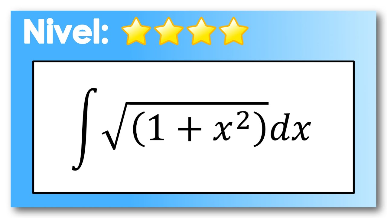 integral de raiz(1+x^2) sqrt(1+x^2) | funciones hiperbolicas # ...