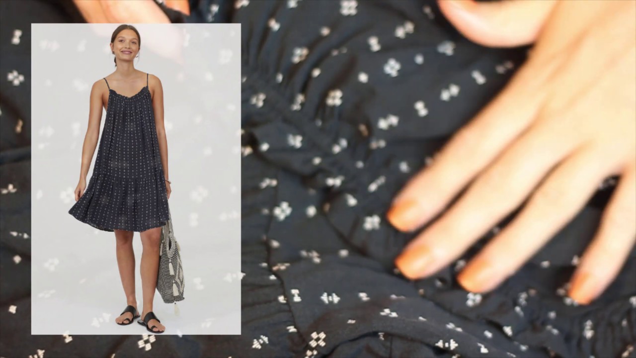 ASMR H&M summer dress haul (🎧 soft spoken, fabric sounds) - YouTube