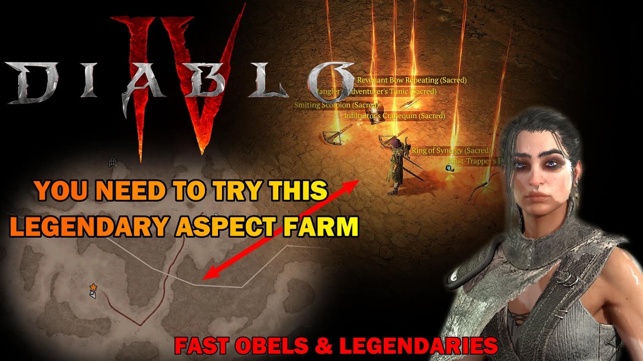 Diablo 4 Easy Legendary Aspect Farm For All Levels - Obels - Gold - XP ...
