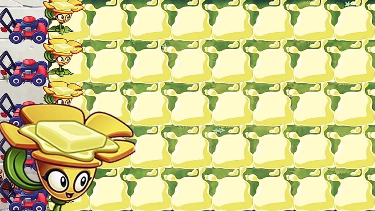 Plants vs zombies 2: New Plant Buttercup PvZ2 Max Level Power-up - YouTube