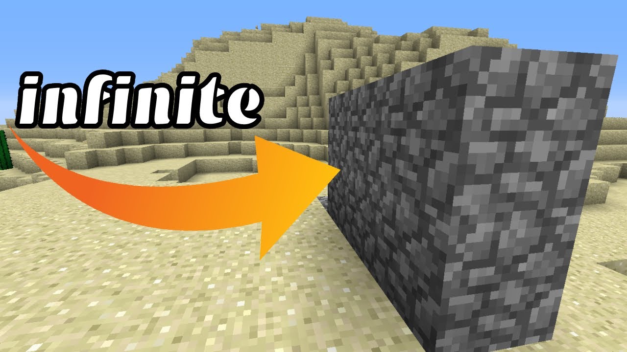 I found an infinite stone in minecraft - YouTube