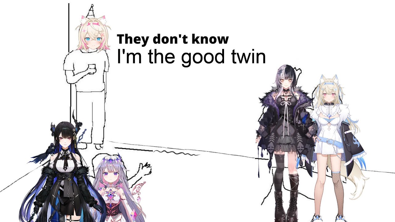 Fuwawa "Totally Not The Evil Twin" Abyssgard 【Hololive EN】 - YouTube