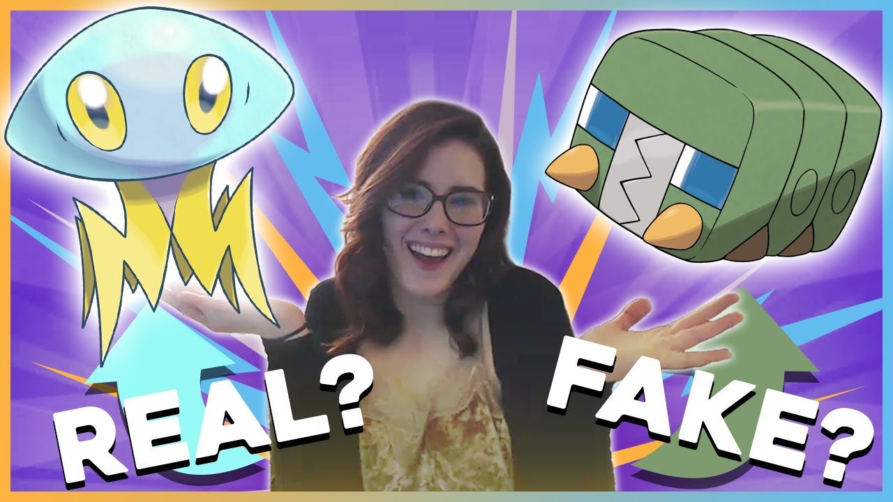 Real or Fake Pokemon Challenge With My Sister! - YouTube