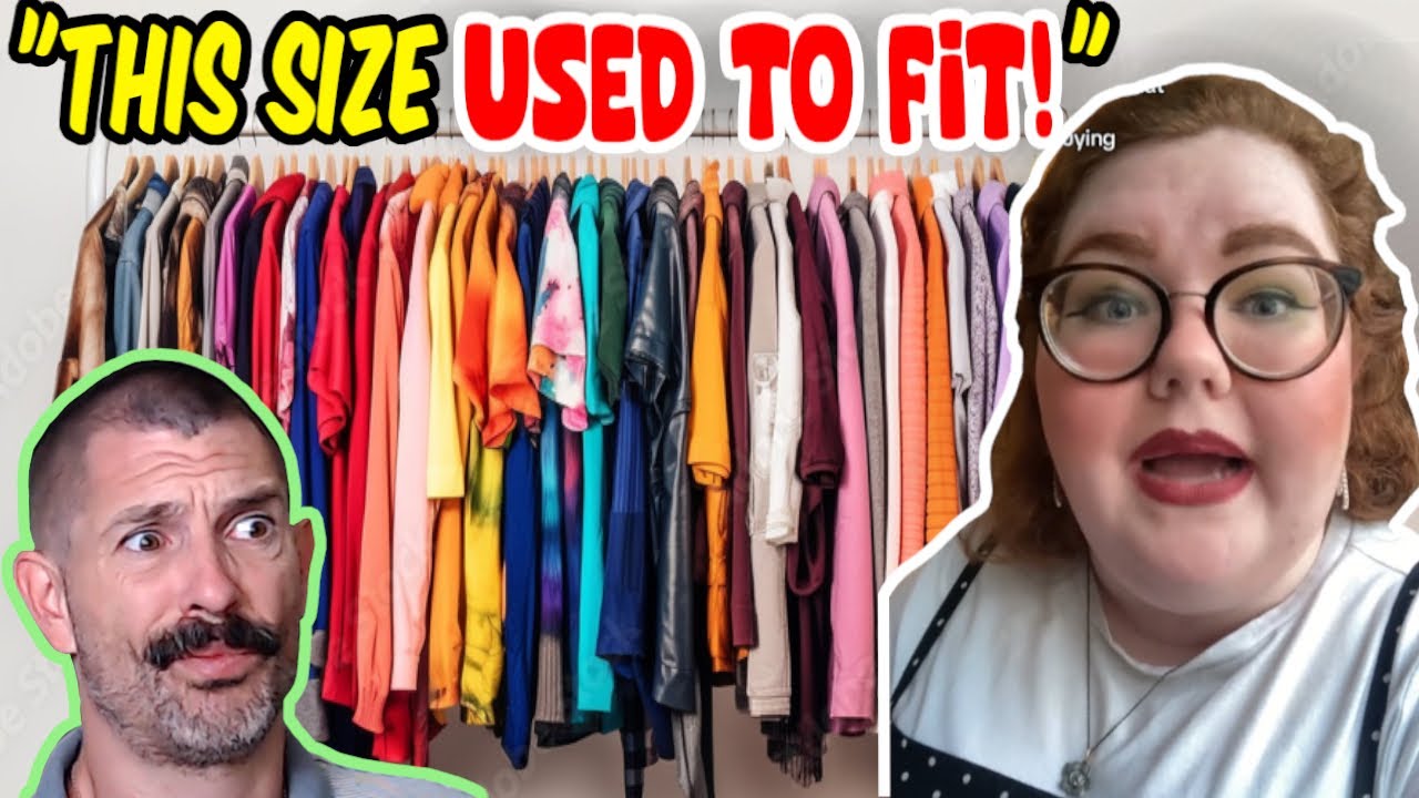 She CAN'T FIT Into Clothes Because They SHRUNK ALL The Sizes? - YouTube