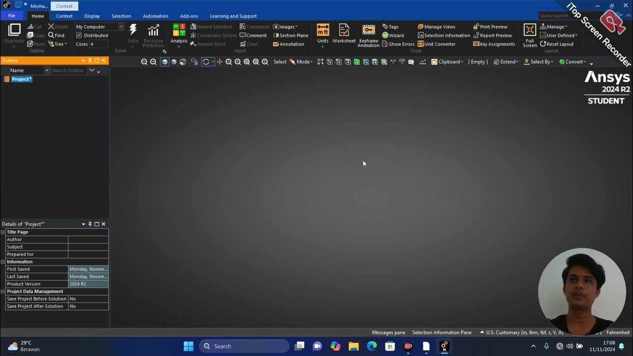 LATIHAN DINAMIS ANSYS 3_JHON WILLIAMS HUTABARAT_2301030024 - YouTube