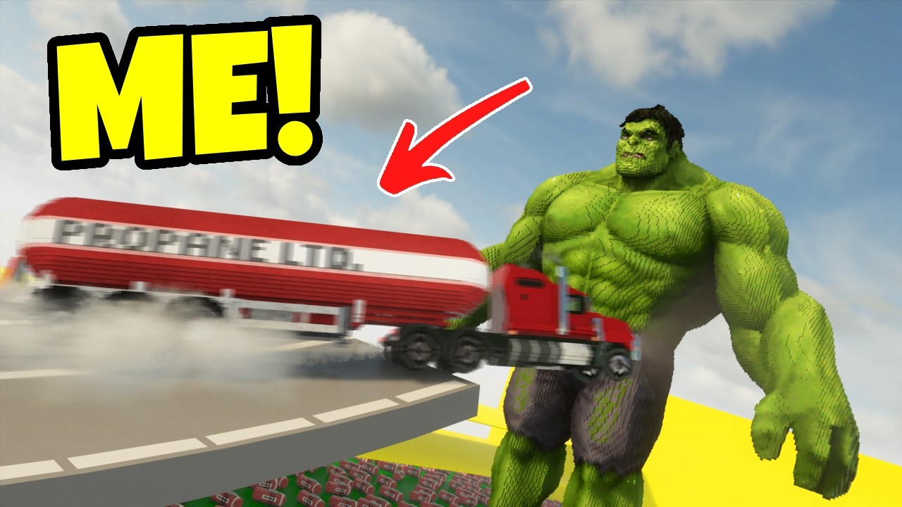 Boosted Cars vs THE HULK! - Teardown Gameplay - YouTube
