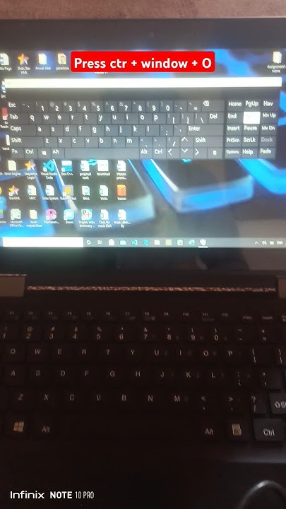 how to open on screen keyboard in windows with shortcut key ? - YouTube