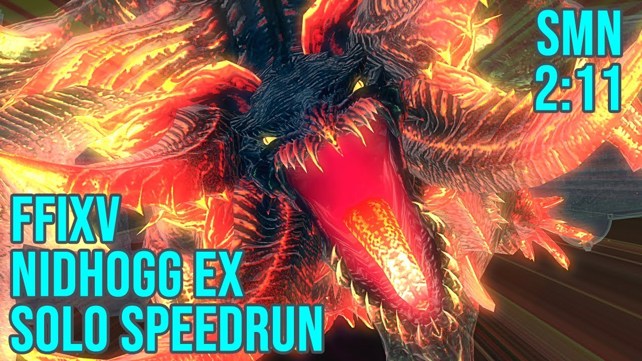 FFXIV Solo Speedrun - Nidhogg's Rage - 2:11 Summoner - YouTube
