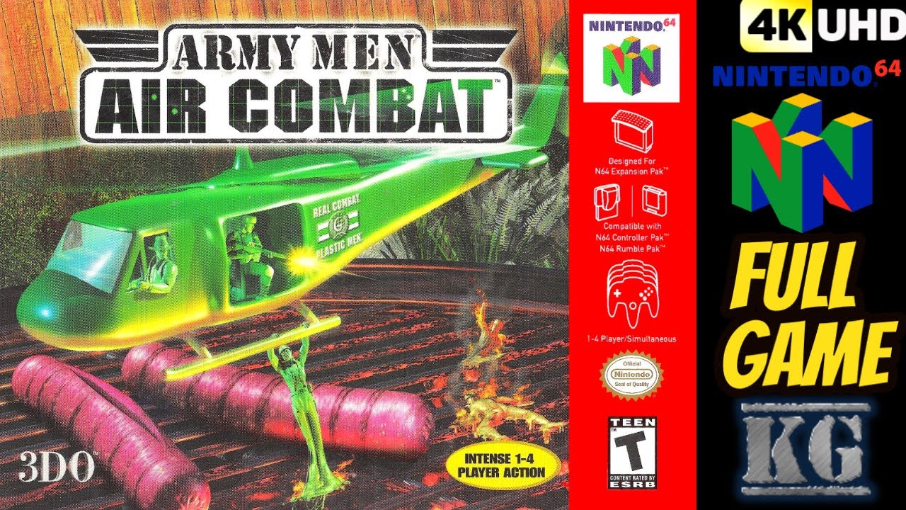 Army Men: Air Combat [N64] Longplay Walkthrough Playthrough FULL GAME ...