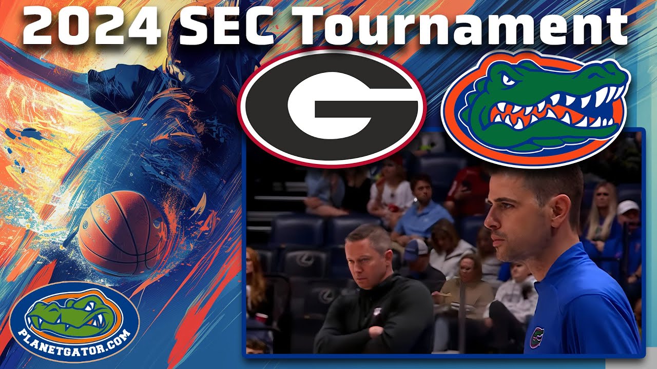 2024 SEC Tournament: Georgia vs Florida Men's Basketball Full Game ...