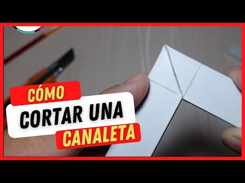 Cómo Cortar una Canaleta Plastica a 90 grados