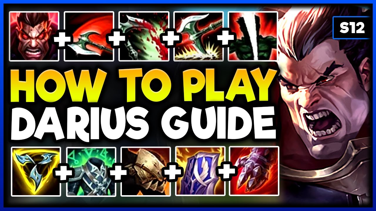 How To MASTER DARIUS in UNDER 24 HOURS! - Season 12 Darius Guide (New ...