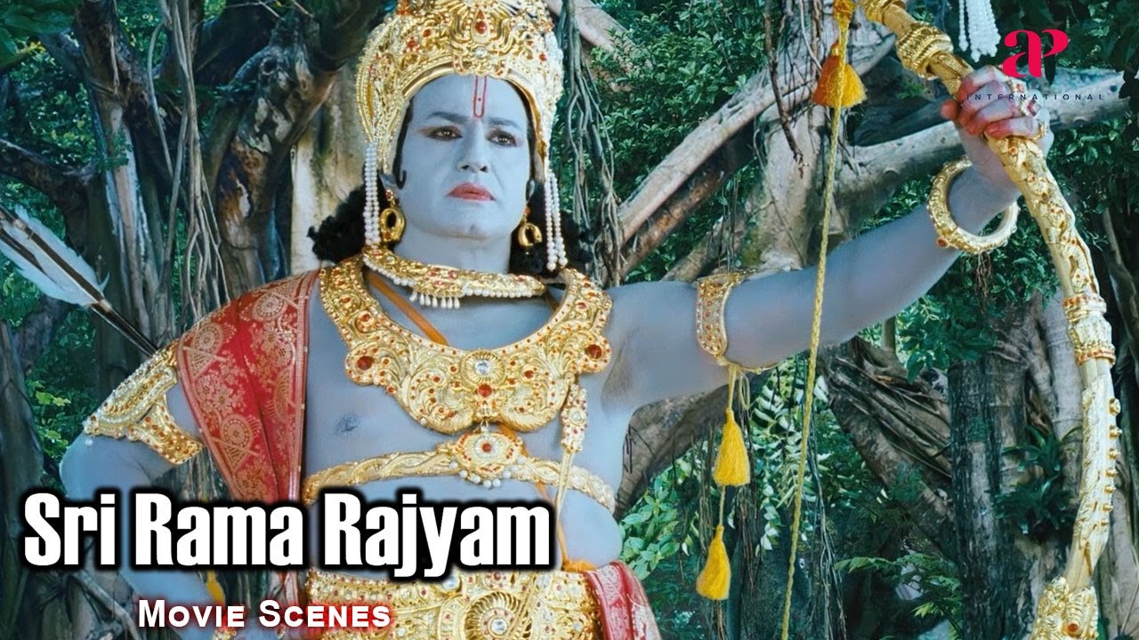 Sri Rama Rajyam Movie Scenes | When the sons meet the father! | NM ...