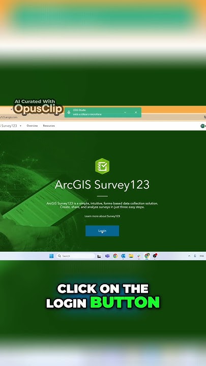 Creating surveys with ArcGIS Survey123 🧾 #survey #survey123 - YouTube