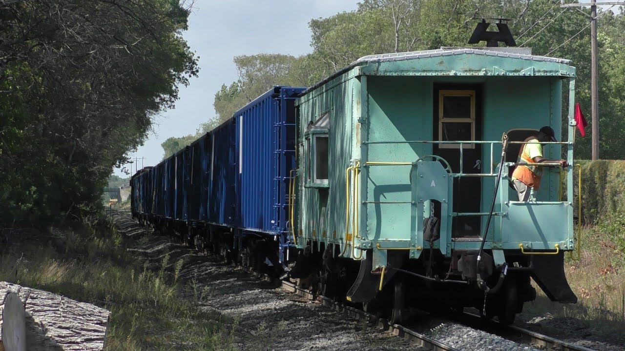 Mass Coastal Stone Train w/NYC Caboose! in Mansfield MA - YouTube
