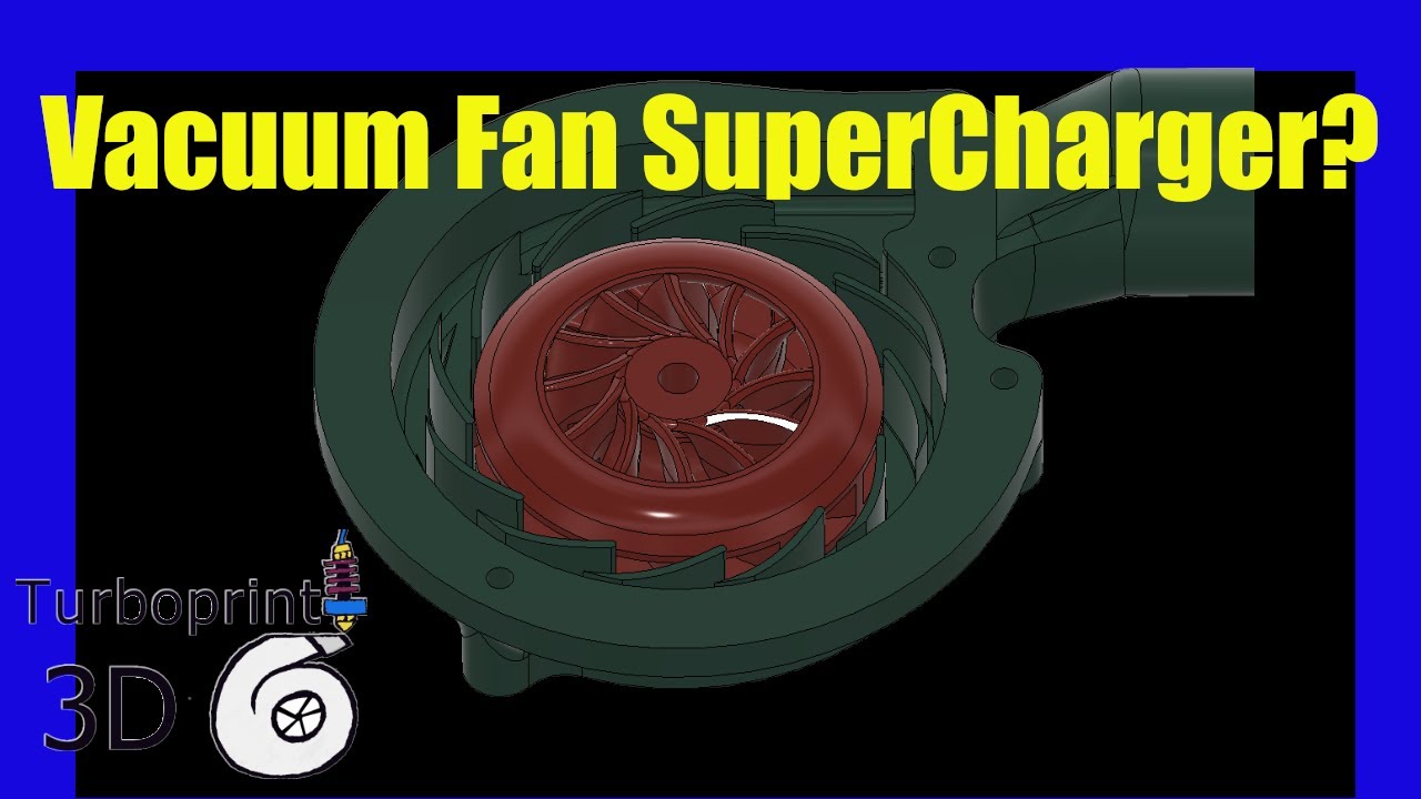 3d Printed Vacuum Pump Makes Boost(free files) - YouTube