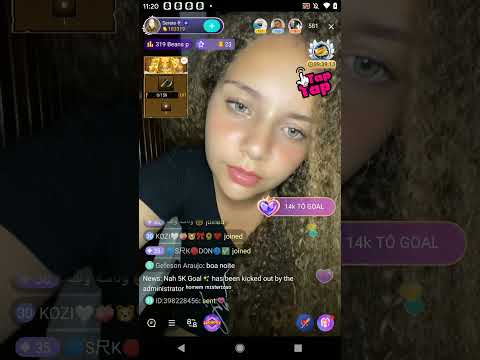 aproveite o bate-papo ao vivo e a dança do bigo live Brasileiro garota