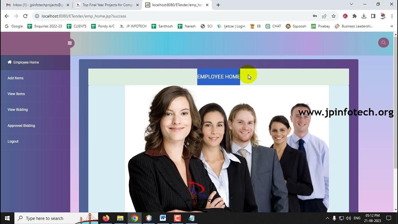 Online Tender Management System | E-Tendering Project | Java Final Year ...
