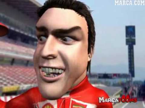 Marcatoons - Alonso y Hamilton - Pinchaste - YouTube