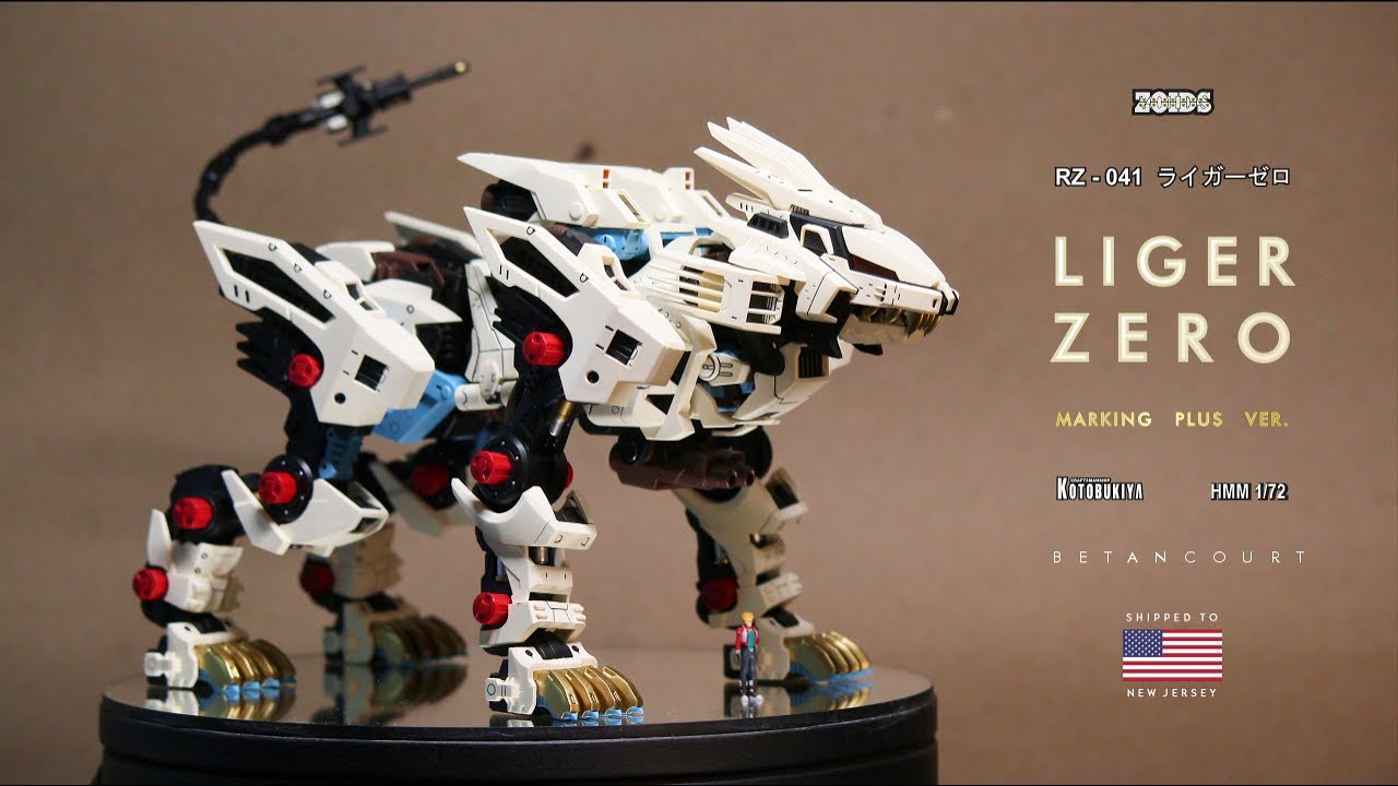 Zoids / Liger Zero Marking Plus Ver. / HMM 1/72 Kotobukiya. (Painted ...